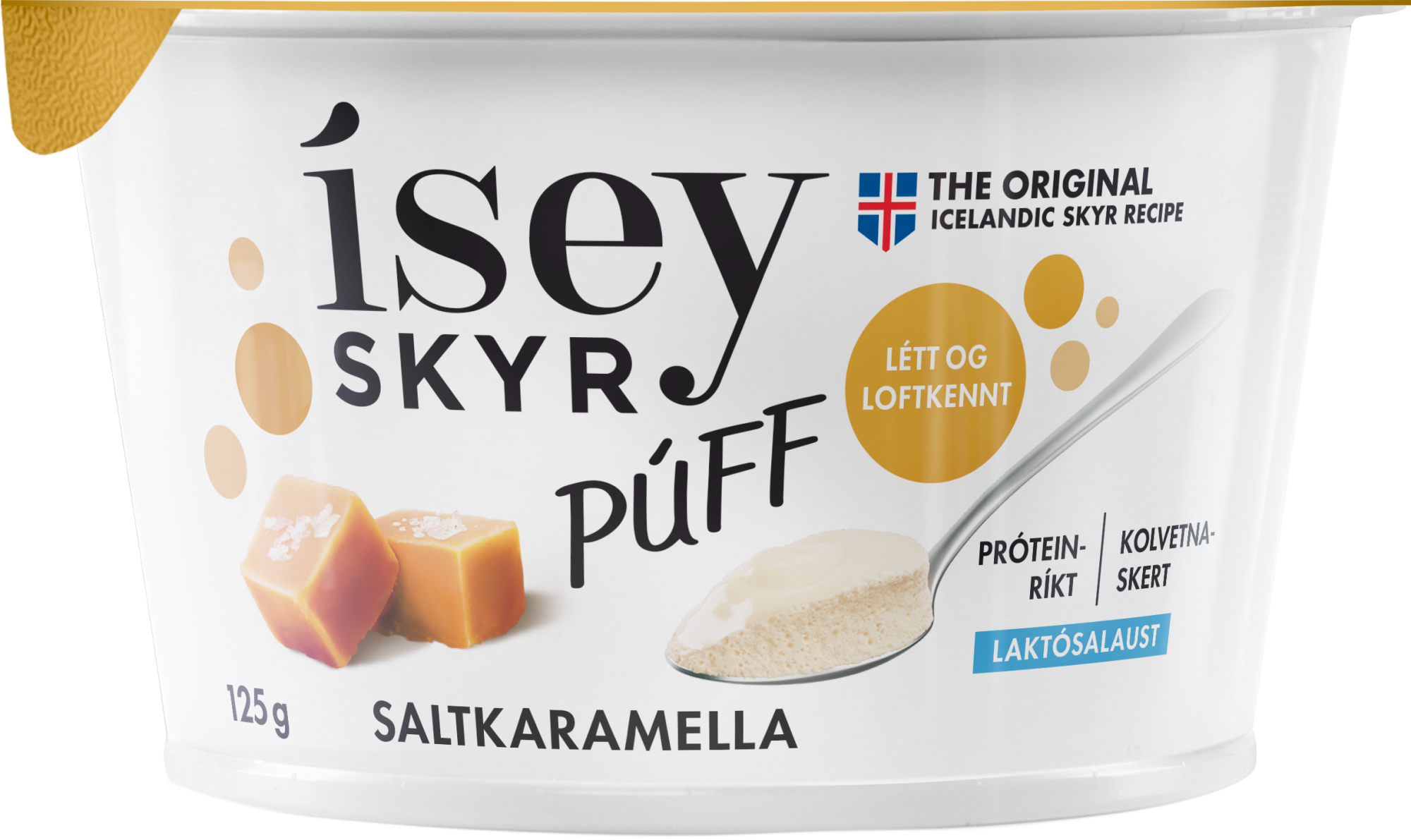 Ísey skyr Púff saltkaramella